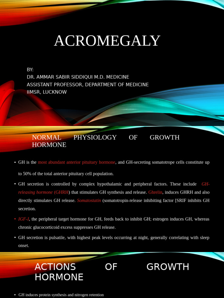 ACROMEGALY | PDF | Growth Hormone | Science & Mathematics