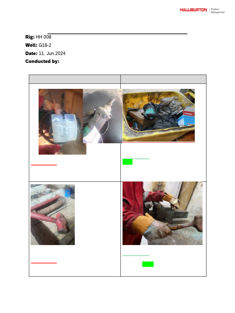 Hand Tool and Power Tools Hazard Hunt | PDF | Tools | Manufactured Goods