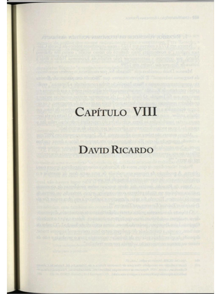 David Ricardo matéria completa | PDF