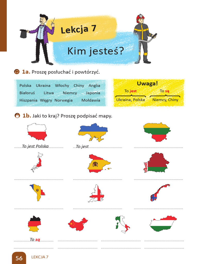 Klasa 5 Lekcja 7 Poziom A1 | PDF