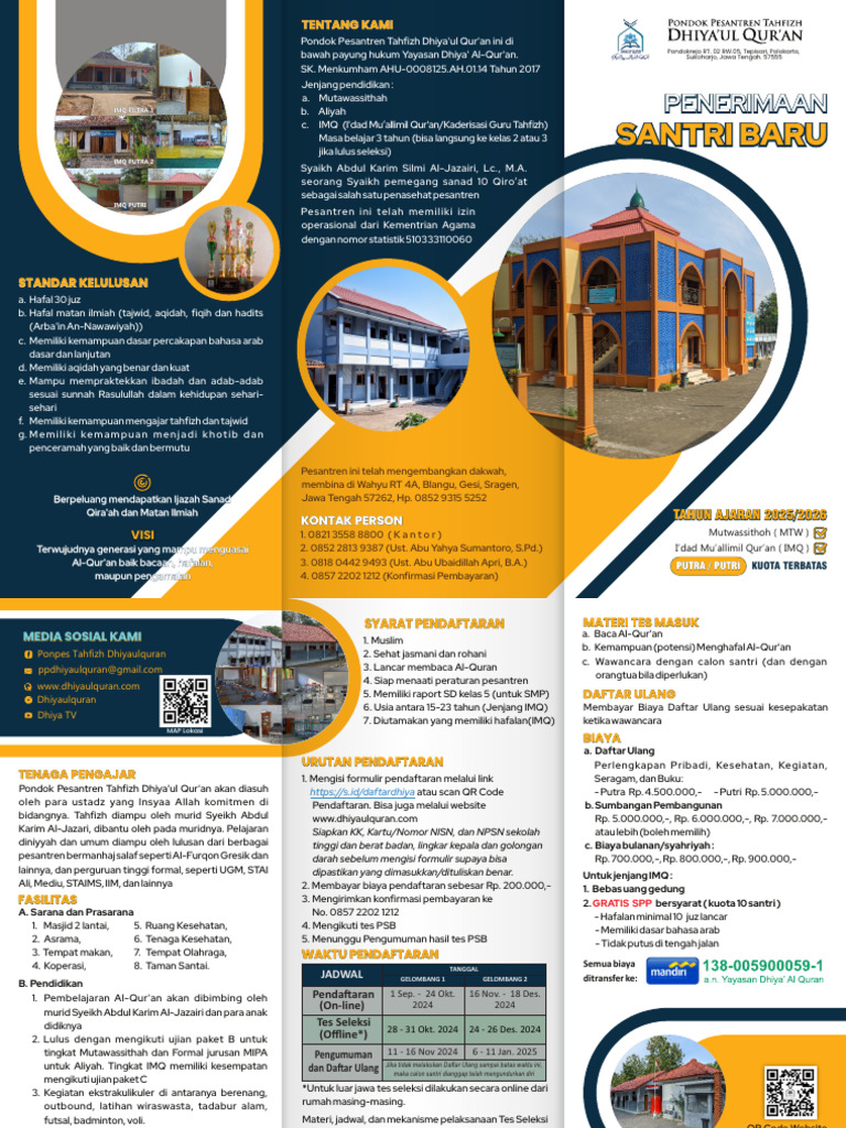 Brosur PSB 2025-2026 | PDF