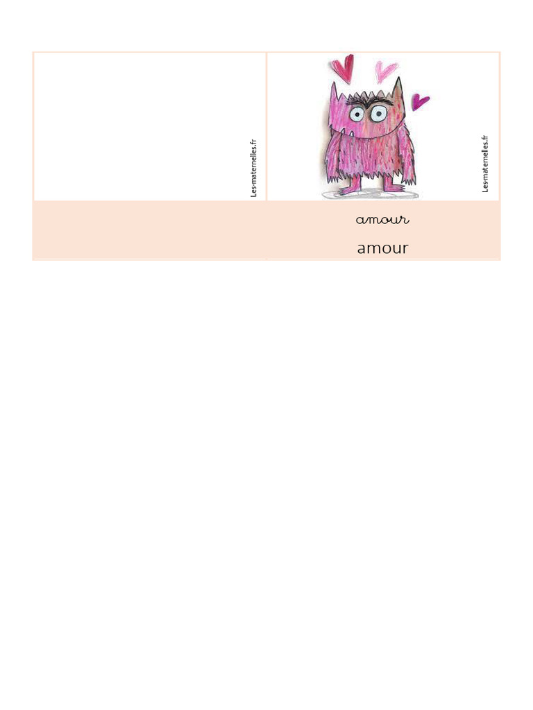 la couleur des emotions - carte nomenclature | PDF
