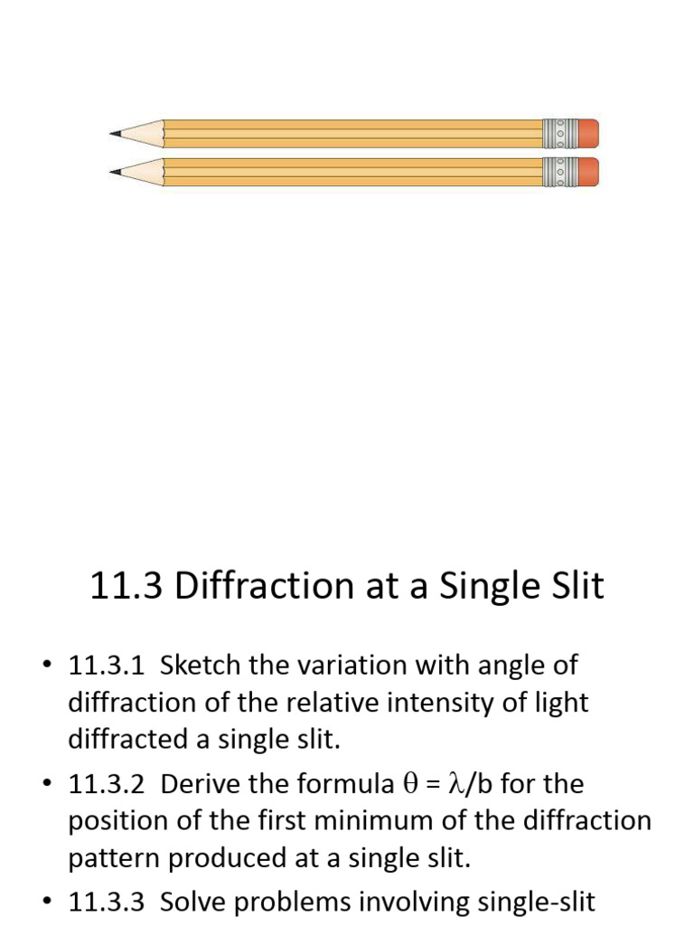 9.2 Single Slit Diffraction | PDF