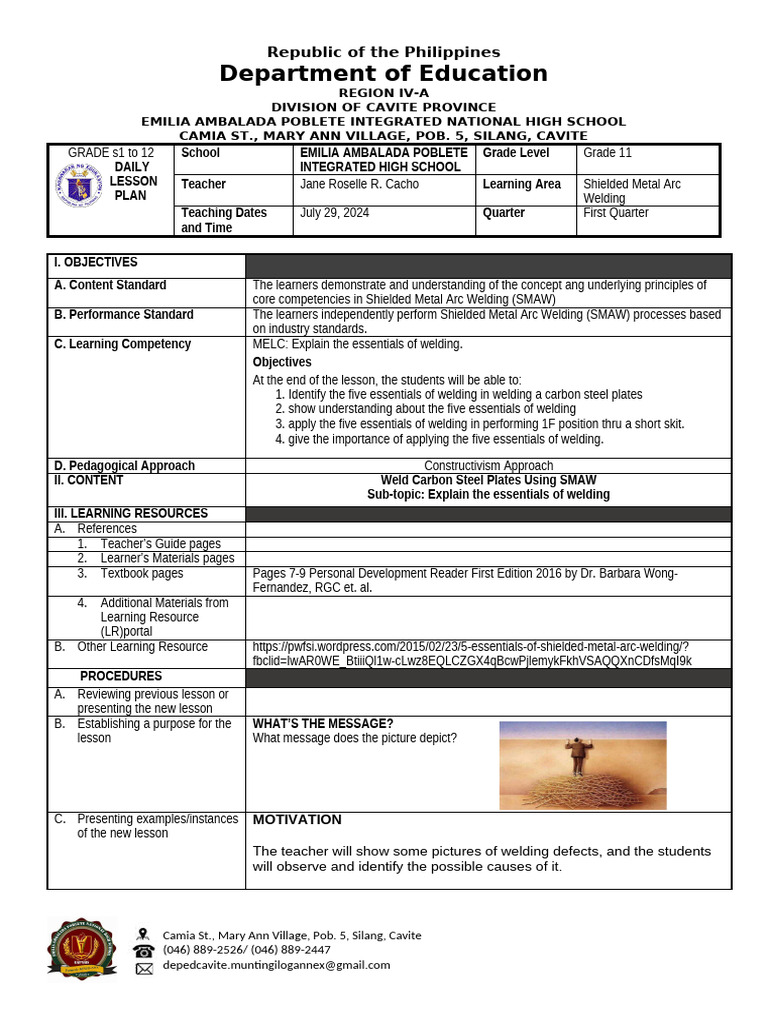 Five Essentials Of Welding Pdf