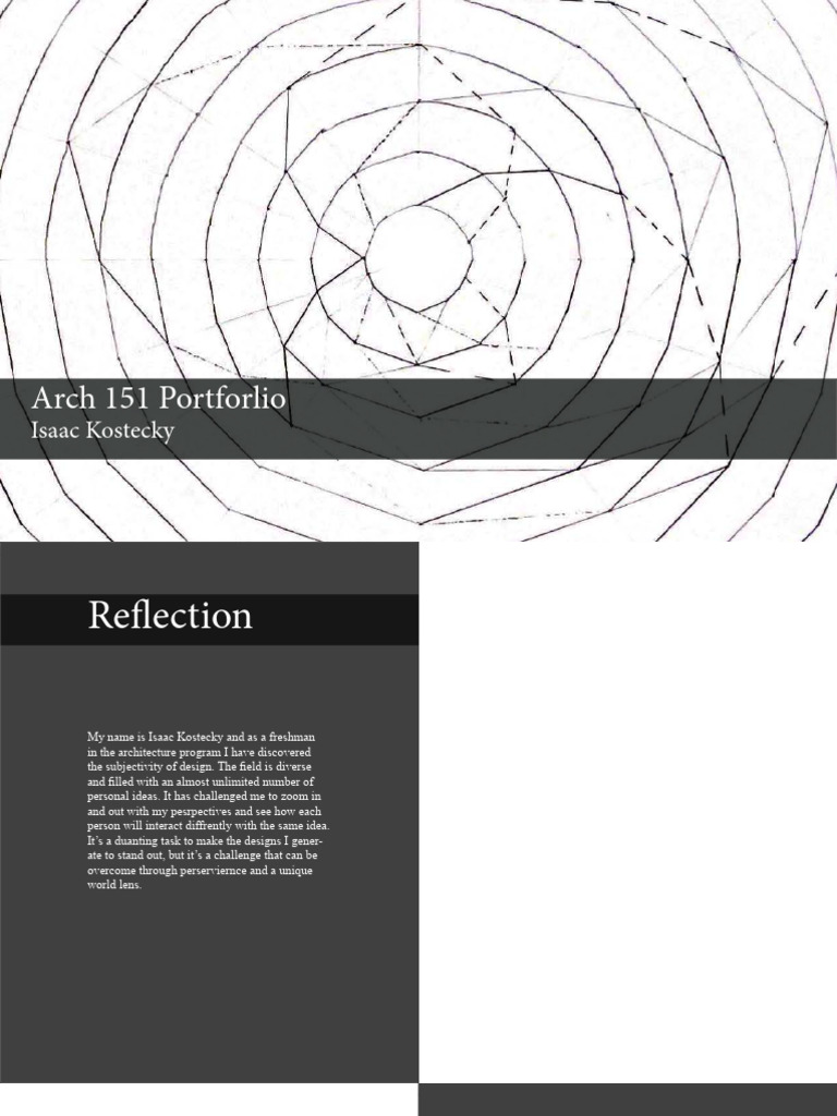 Architecture Portfolio Example | PDF | Light | Art