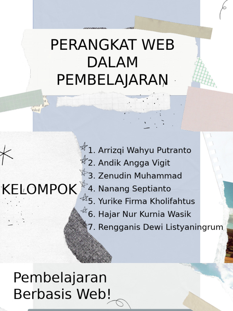 Perangkat Web Dalam Pembelajaran | PDF