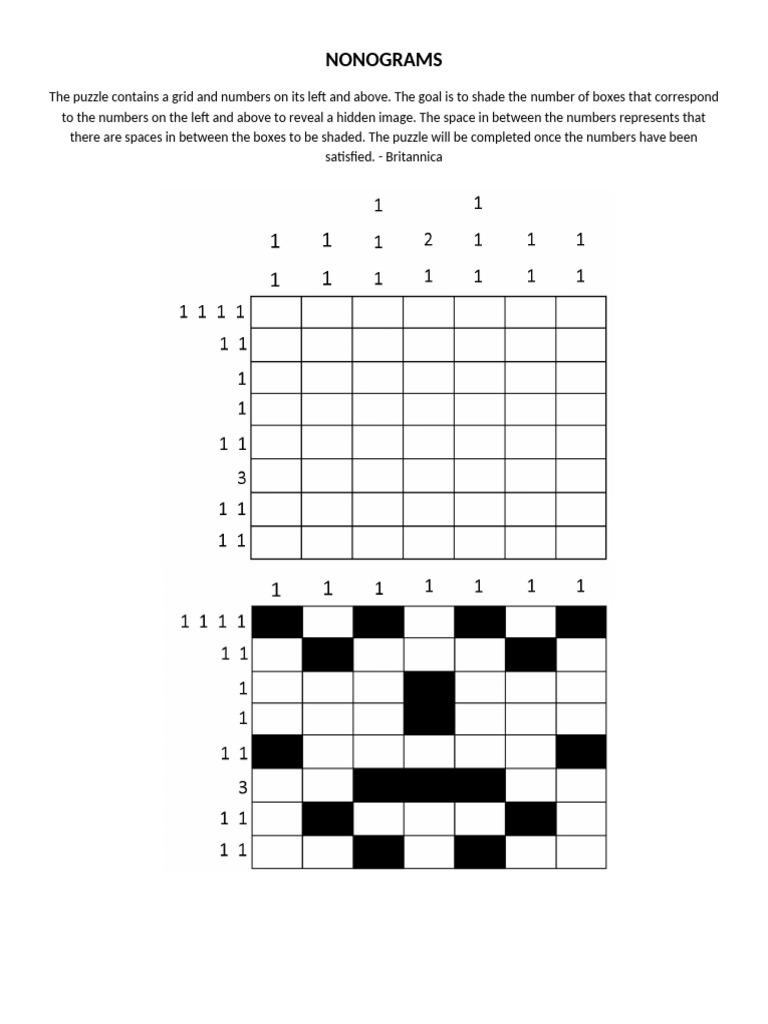 NONOGRAMS | PDF