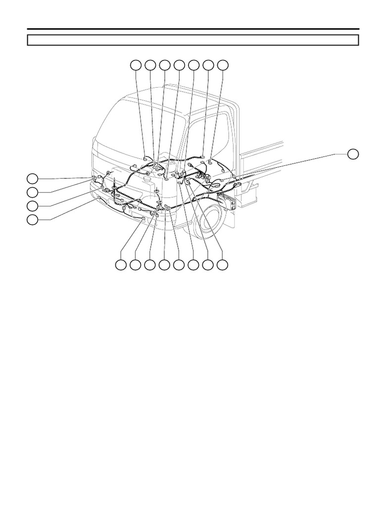 E Electrical Wiring Routing: Position of Parts in Engine Compartment | PDF