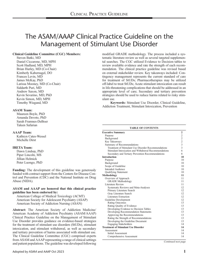 The Asam Aaap Clinical Practice Guideline On The.1 | PDF