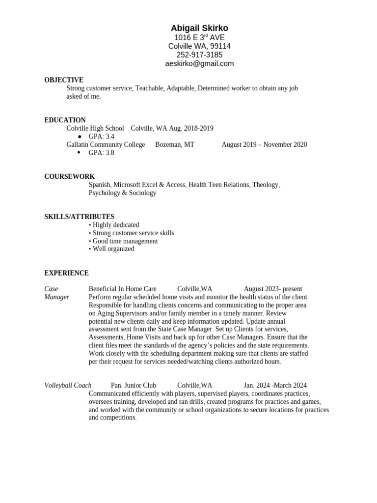 Newest Resume | PDF