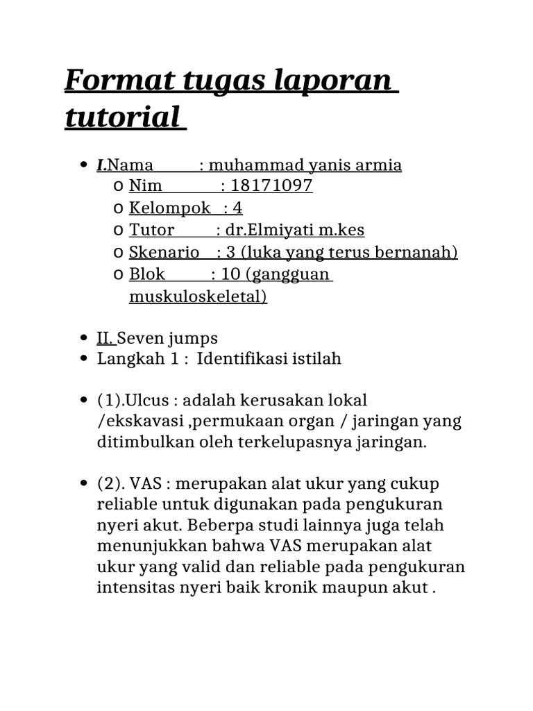 Laporan Tutorial Skenario 3 My | PDF