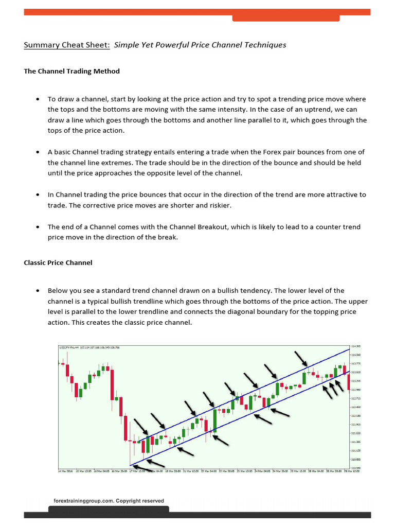 Simple Yet Powerful Price Channel Techniques | PDF