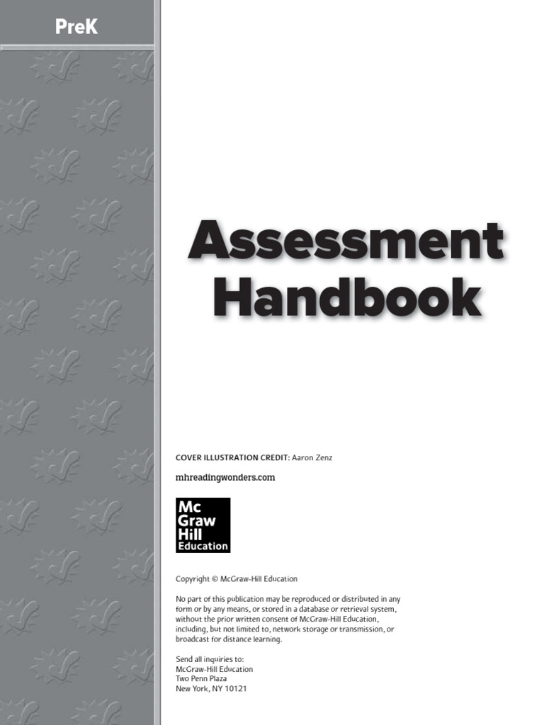Preschool Assessment Checklist | PDF