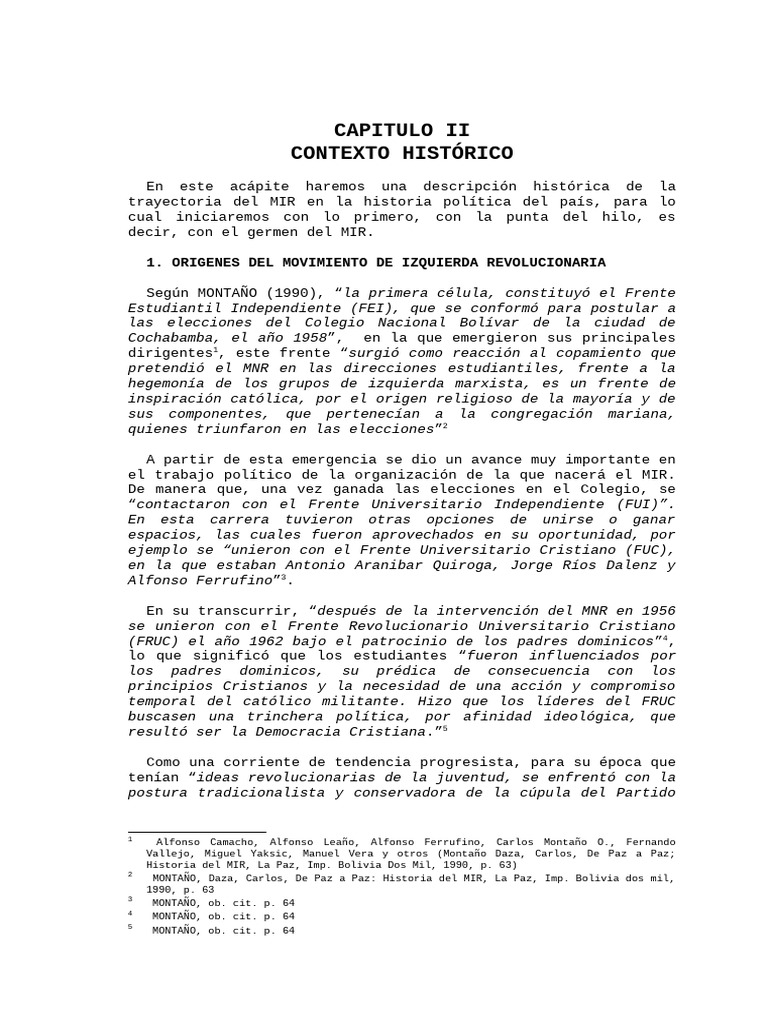 Capitulo Ii Cont. Hist. | PDF