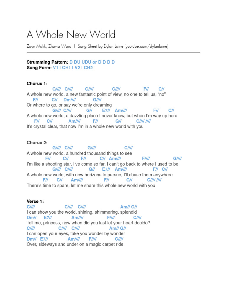 A Whole New World | PDF