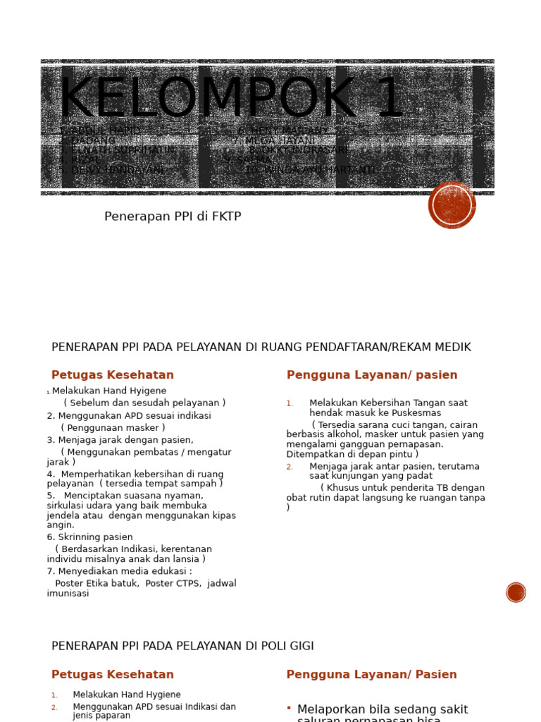 PPI Di FKTP, Kel 1 | PDF