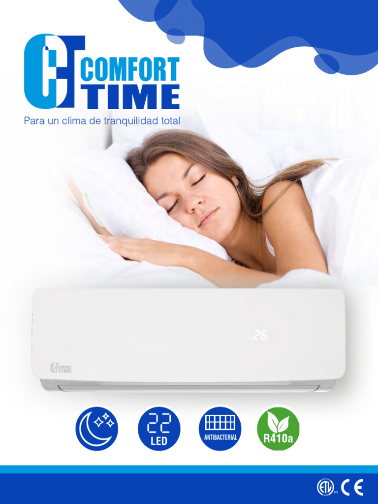 Comfort Time Brochure ON OFF Espanol MODIFICADO2 | PDF