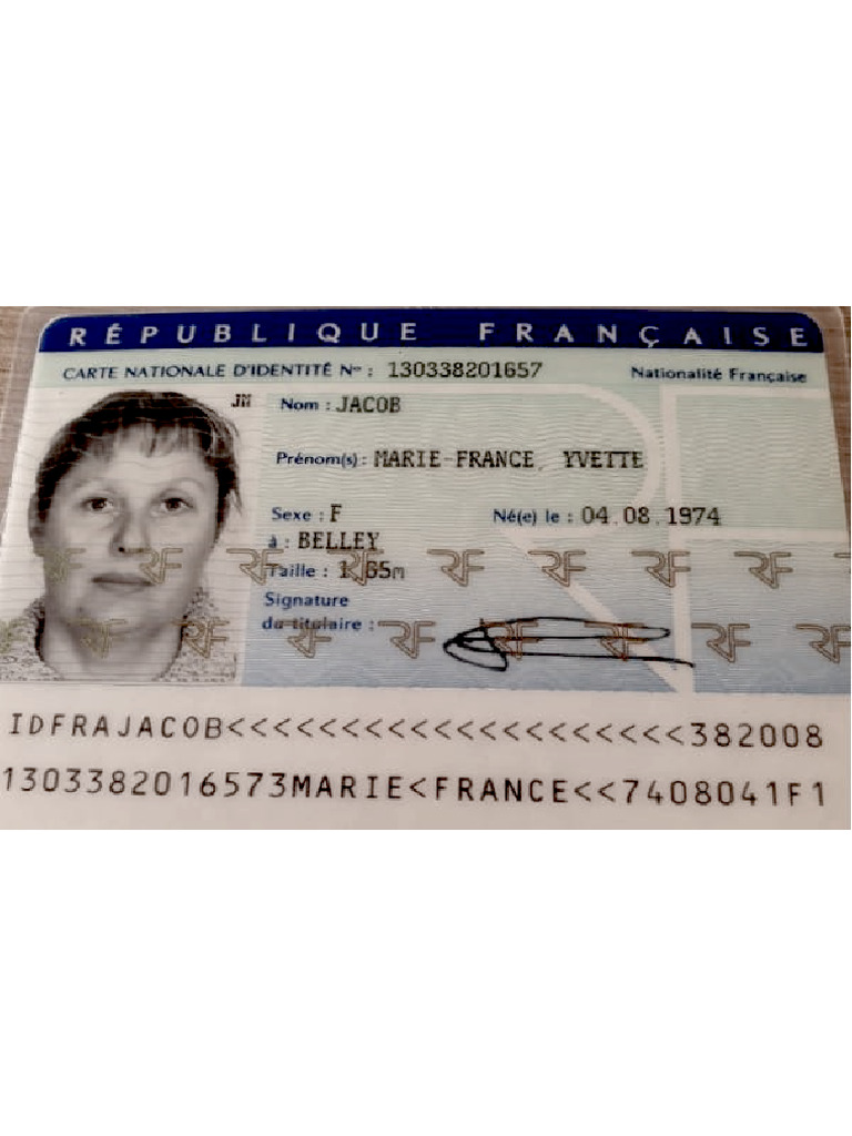Marie Jacob ID | PDF