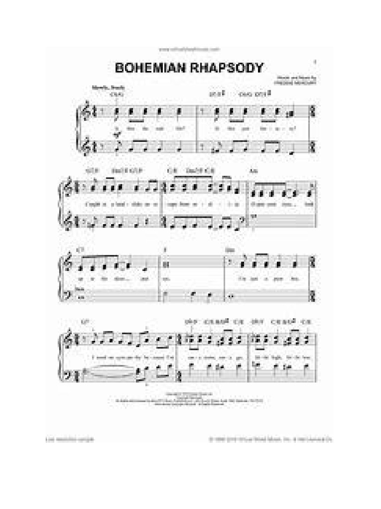 Bohemian Rhapsody | PDF