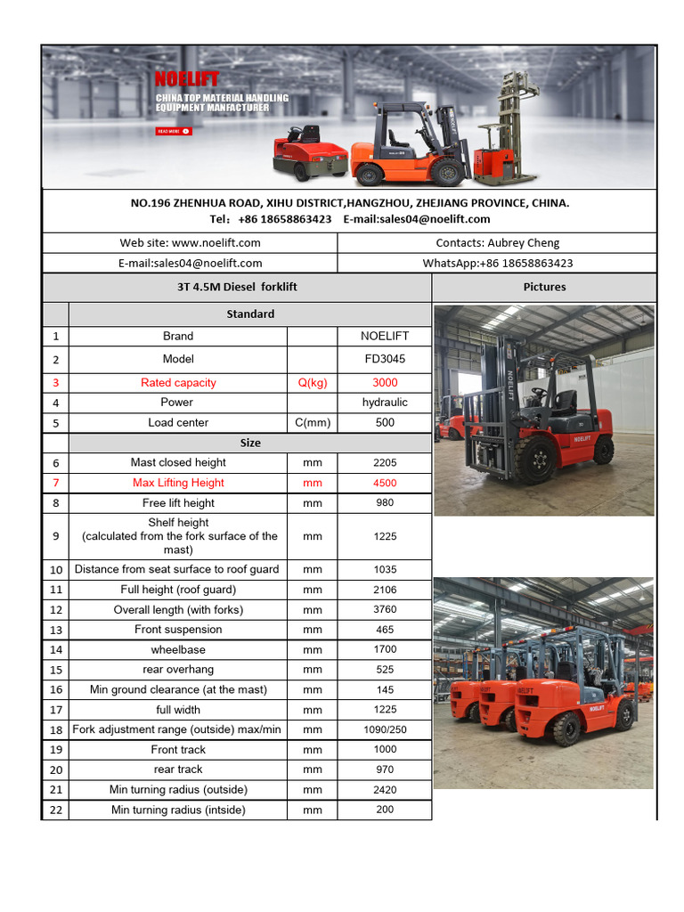 Diesel Forklifts | PDF