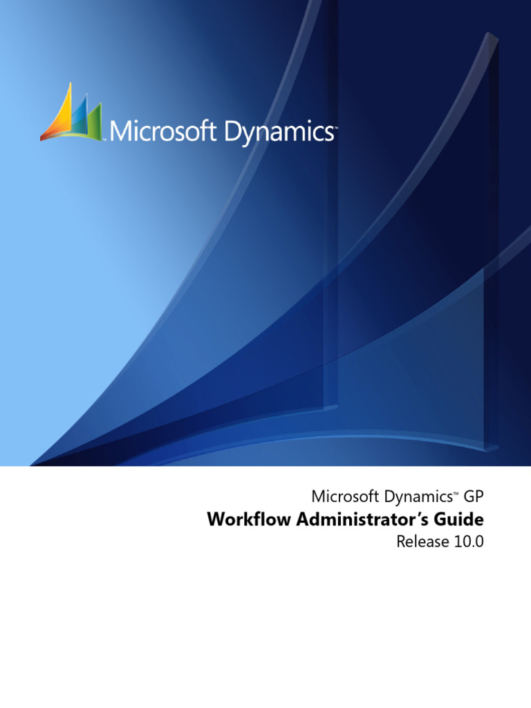 Workflow Administration Dynamics GP | PDF | Share Point | Window ...