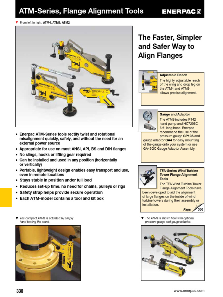 ATM-Series Flange Alignment Tools EN-US | PDF