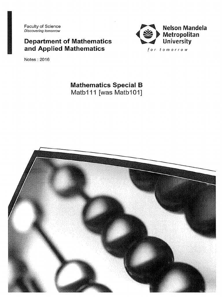 Mabn112 Lecture Notes | PDF