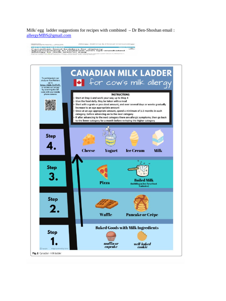 Milk and Egg Recipes and Ladder | PDF