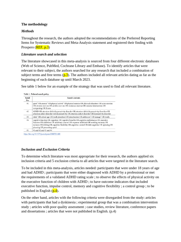 Assignment 2 ADHD | PDF