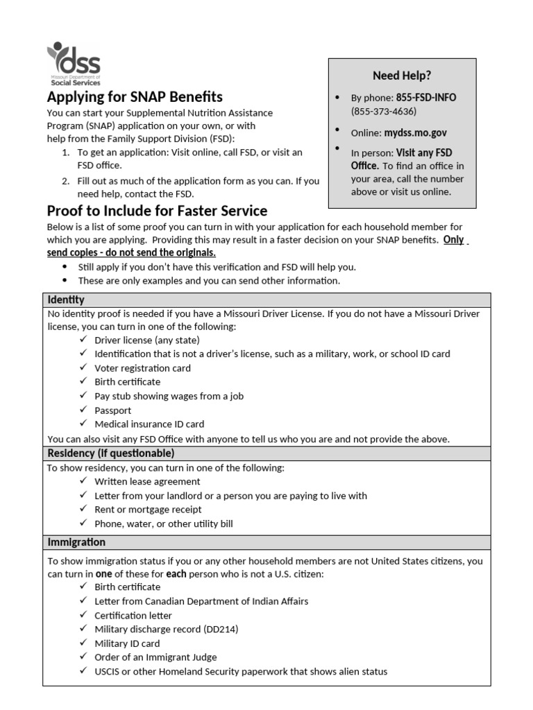 Applying For SNAP Benefits: Office. To Find An Office in | PDF