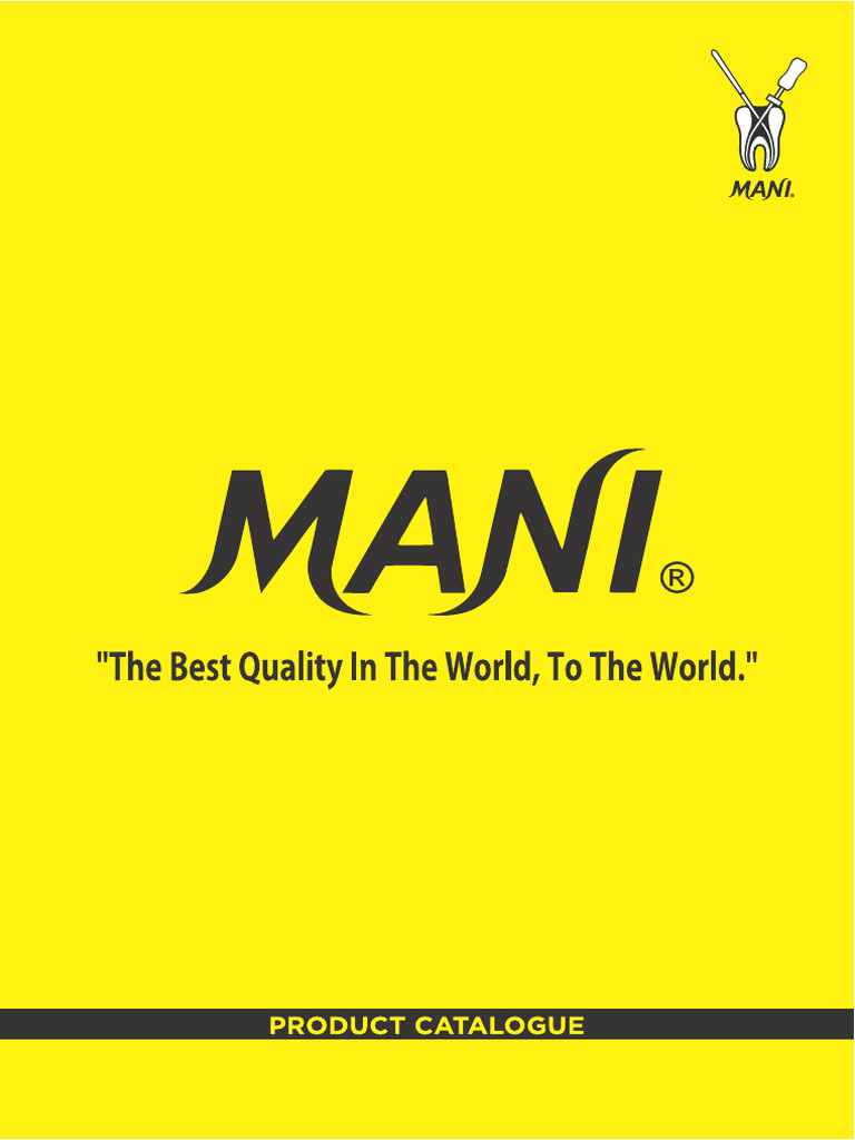 Mani Product Catalog | PDF