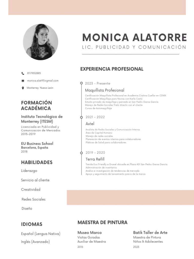 CV Monica Alatorre | PDF