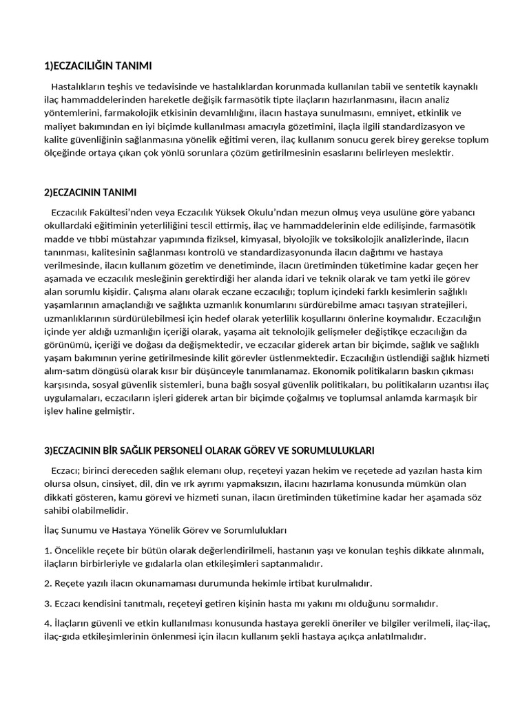 Dönem Staj Raporu | PDF