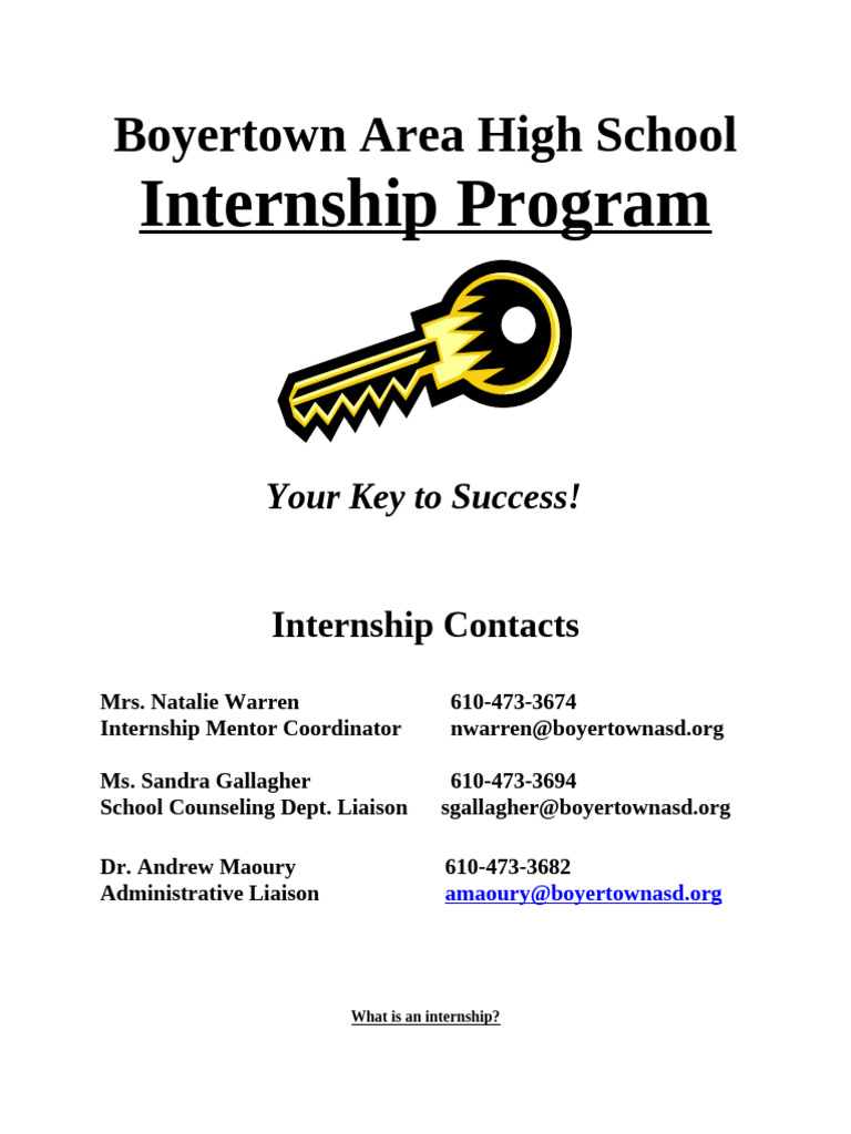 Internship Application Updated | PDF