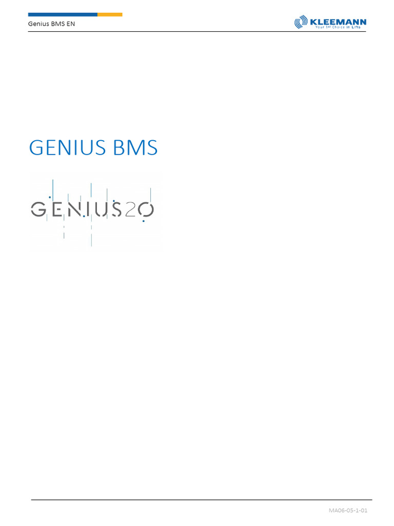 Genius Bms Ver1.05 en | PDF