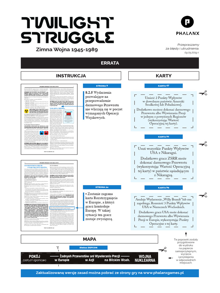 Twilight Struggle Errata | PDF
