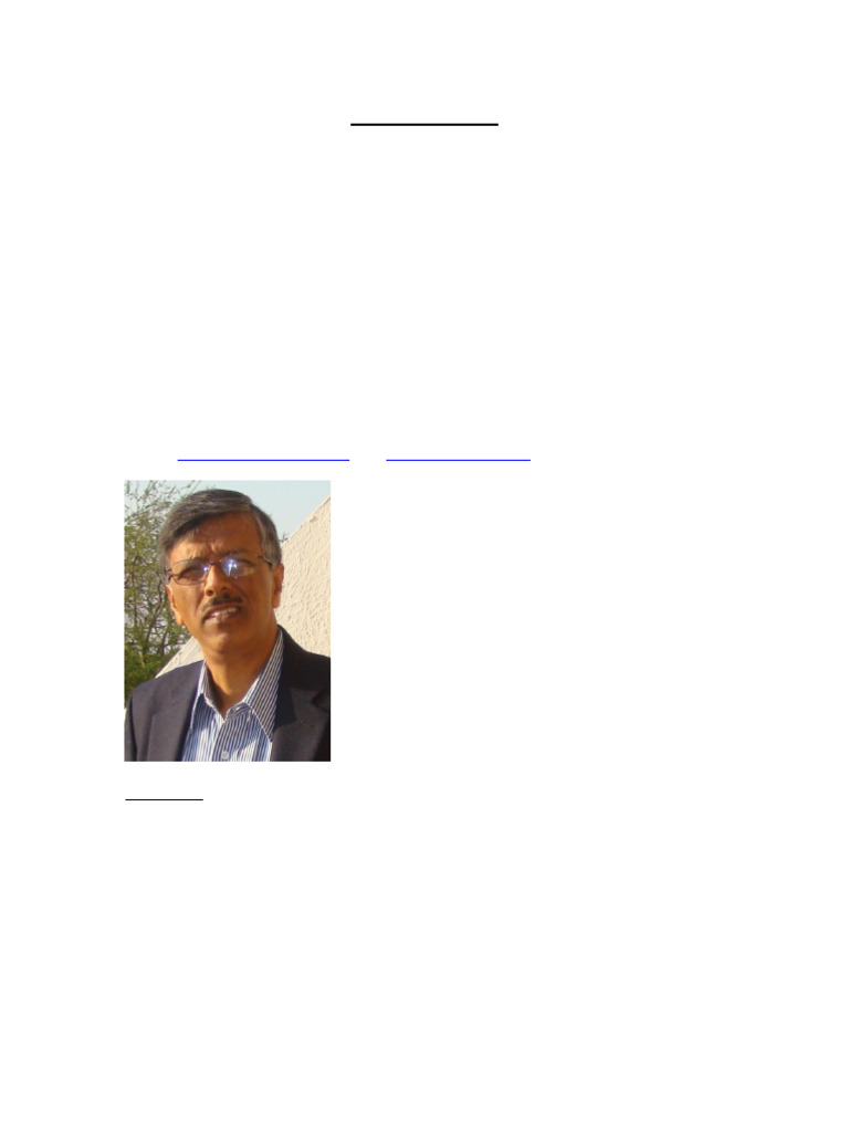 TK Sengupta CV | PDF