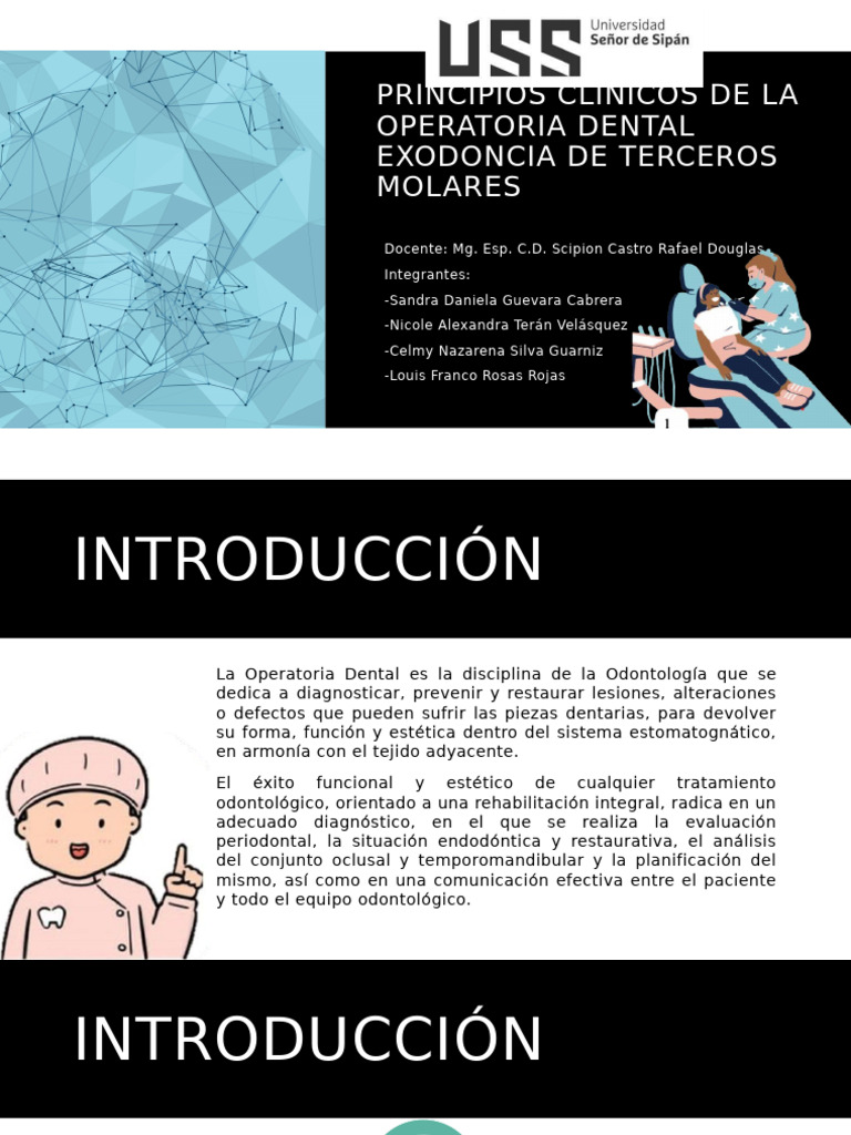 Principios Clínicos de La Operatoria Dental EXPO | PDF