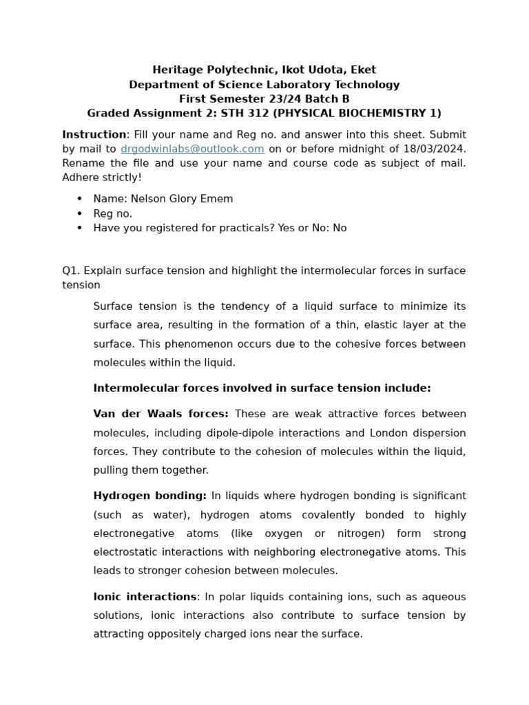 Graded Asgmt 2. STH 312-B | PDF