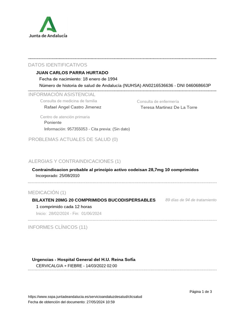 Datos Basicos de Salud | PDF