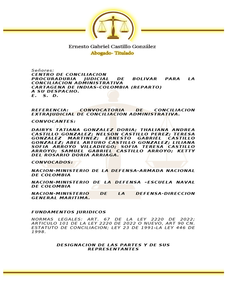 ESCRITO PROCURADURIA XXCV | PDF