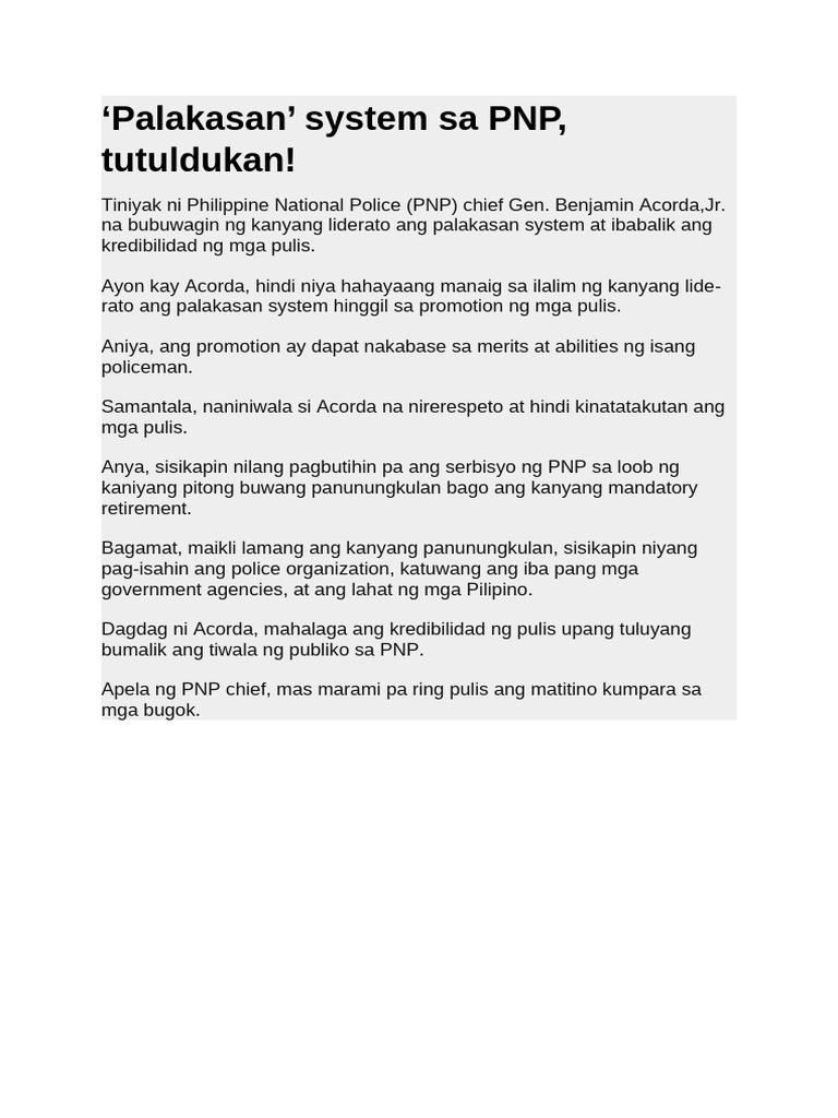 News Writing Activity Filipino | PDF