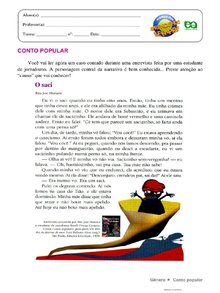 Conto - Popular 4 Ano | PDF