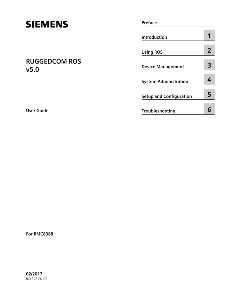 Ros v5.0 Rmc8388 User-Guide en | PDF