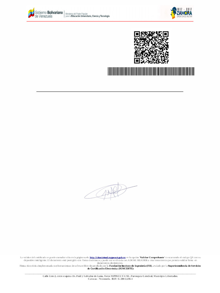 Certificacion Documento 6 Firmado | PDF