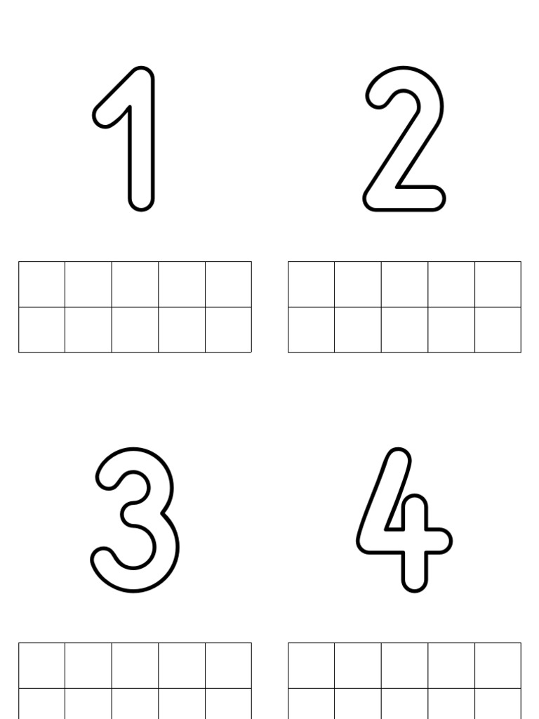 Chiffres Creux Pate À Modeler | PDF
