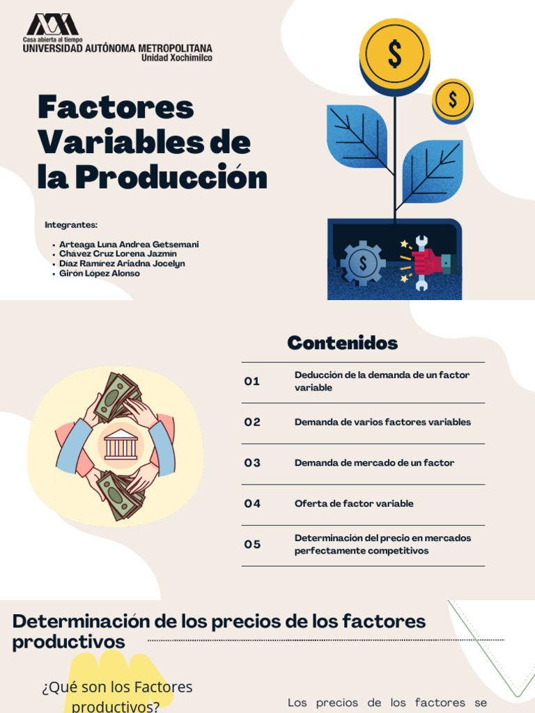 Factores Variables | PDF