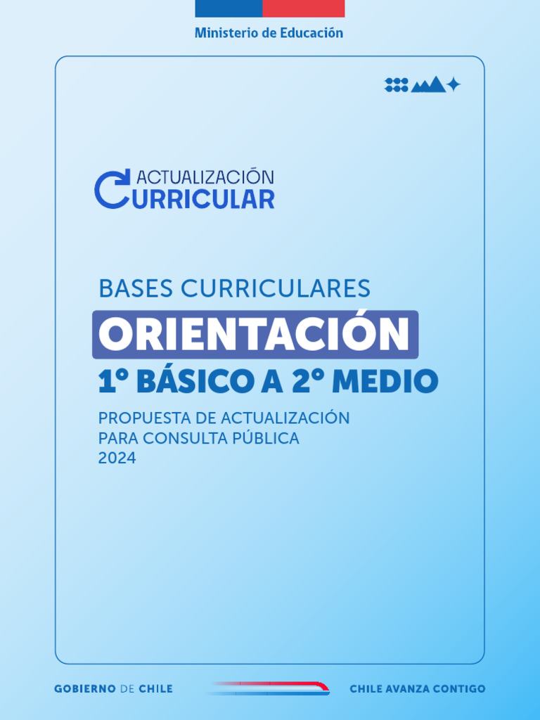 Propuesta de Actualización Bases - Orientación Comentarios | PDF | Plan de estudios ...