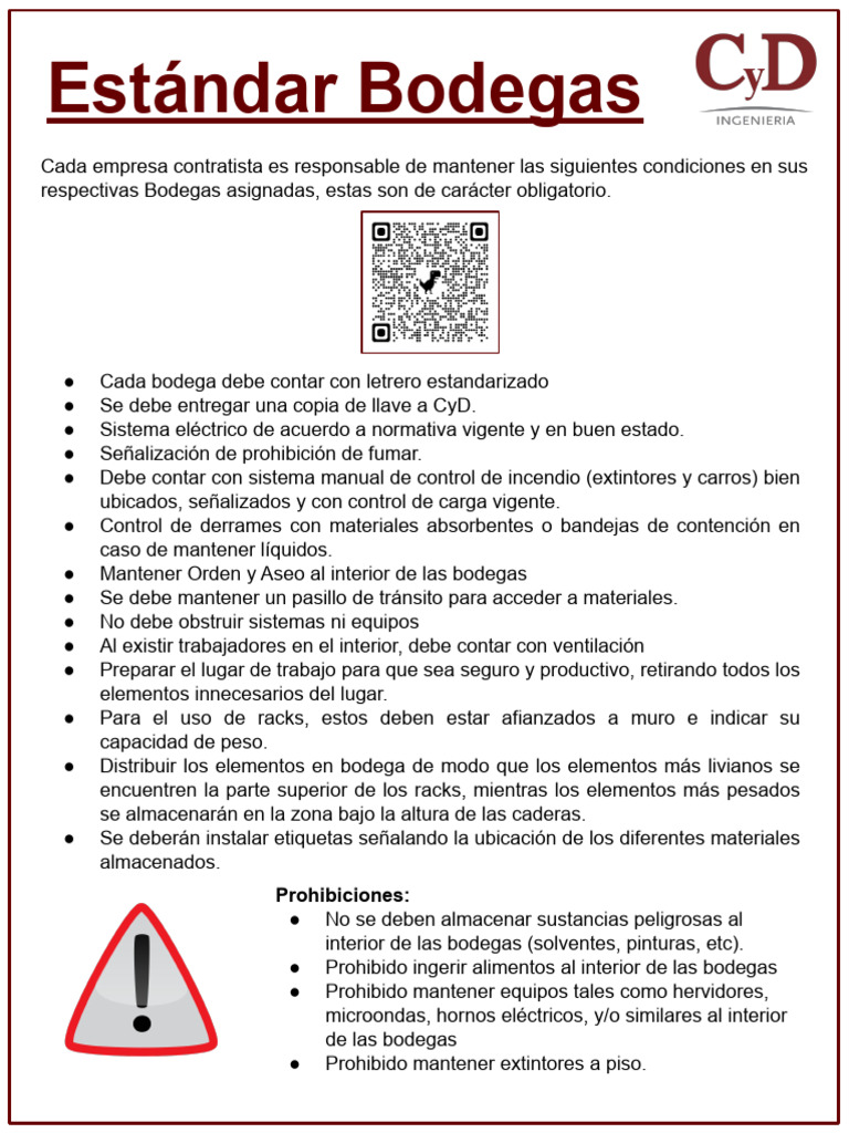 Estandar Bodega | PDF