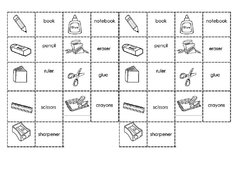 Classrrom Objects Elementary | PDF